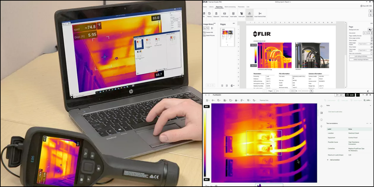FLIR E6 Pro Infrared Camera (free training) - Includes Infratek's FREE ...