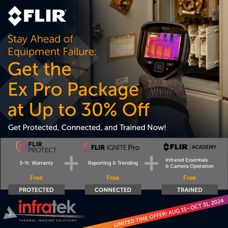 FLIR E6 Pro Infrared Camera BUNDLE - Includes Infratek's FREE Training